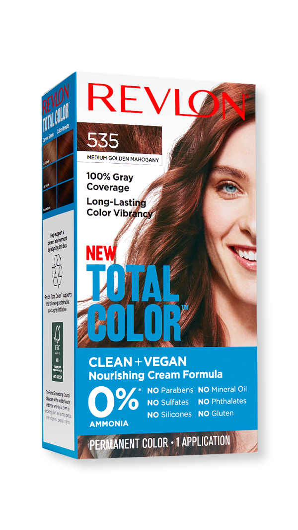 Total Color™ Permanent Hair Color : Medium Golden Mahogany - Revlon Total Color™ Permanent Hair Color : Medium Golden Mahogany - Revlon